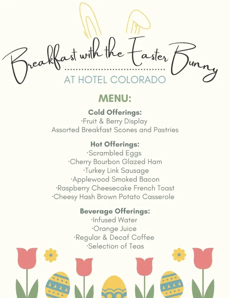 Easter Bunny Breakfast - Hotel Colorado